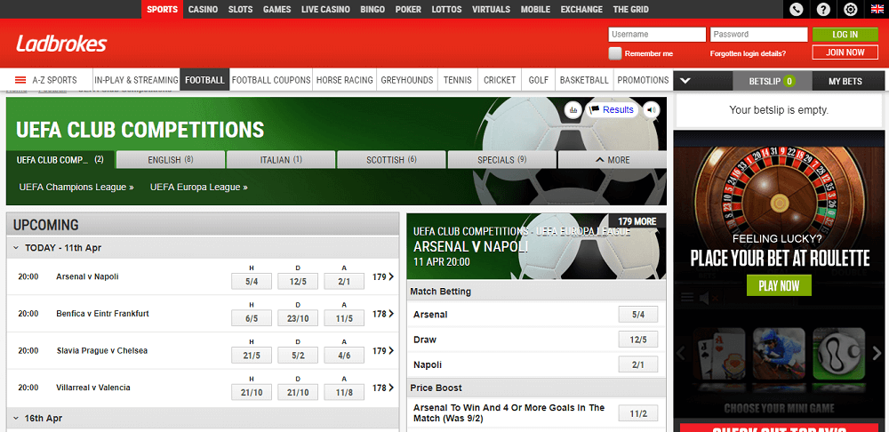 Ladbrokes Sports Betting Review 2020